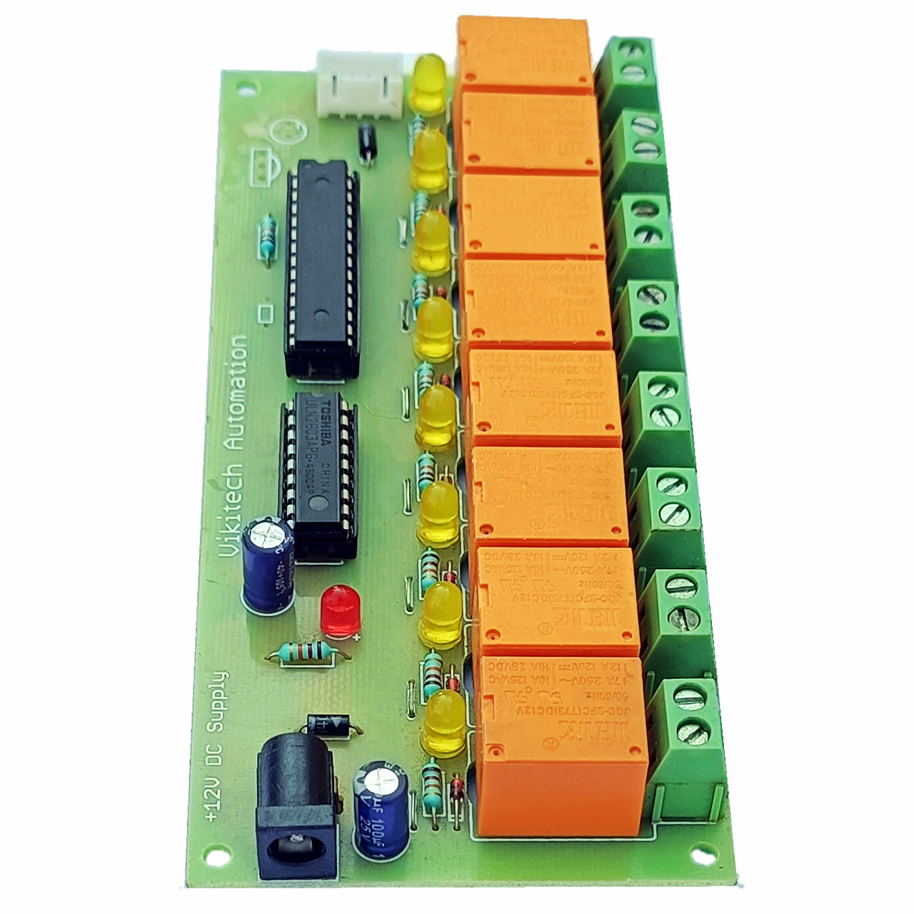 8-Channel Bluetooth Relay Board for Home Automation – vikitech
