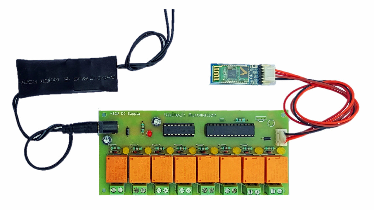 8-Channel Bluetooth Relay Board for Home Automation – vikitech